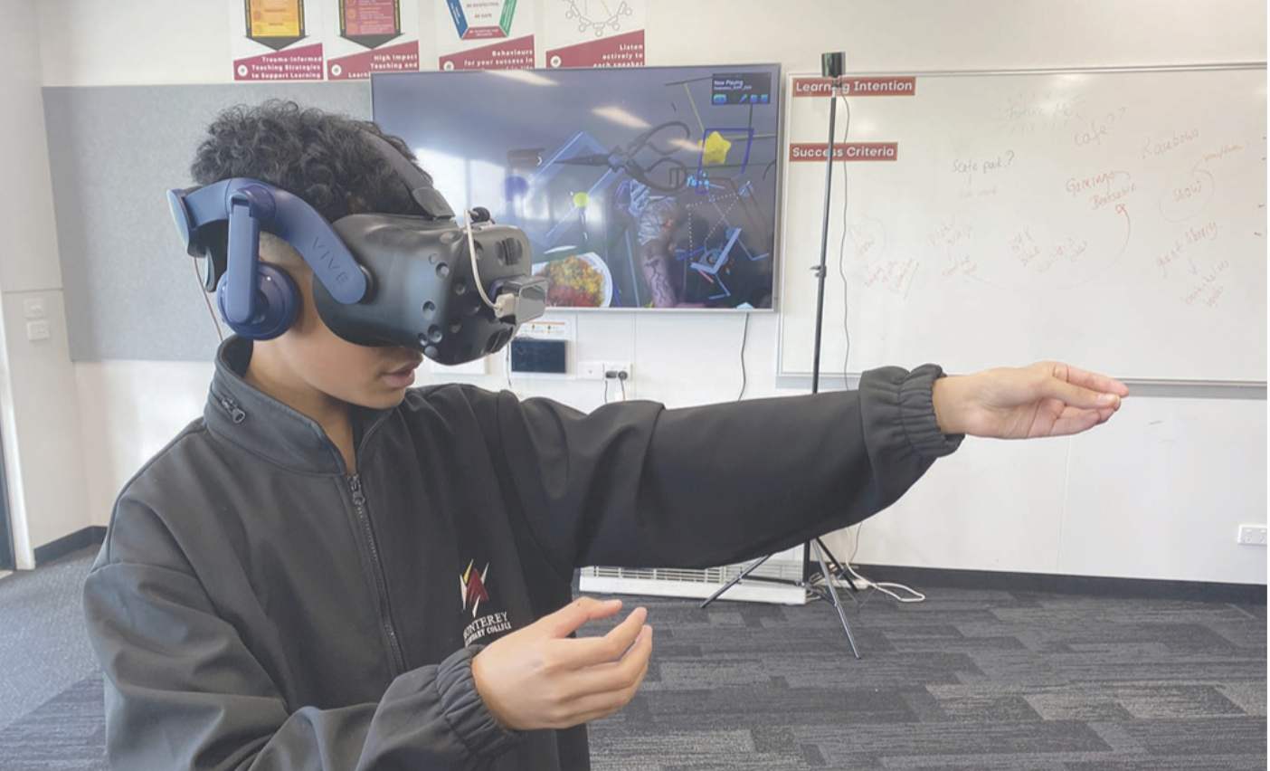 Students design virtual spaces - Monterey Secondary College